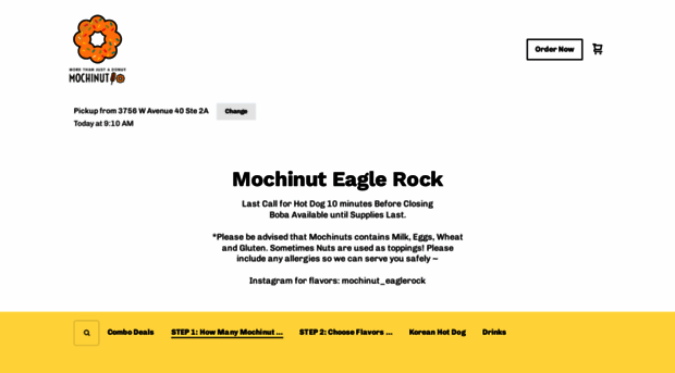 mochinuteaglerock.square.site - Mochi Donut, Korean Hot Dog, B ...