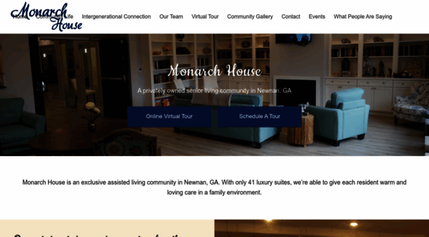 monarchhouse.net - Monarch House – Newnan, GA Sen... - Monarch House