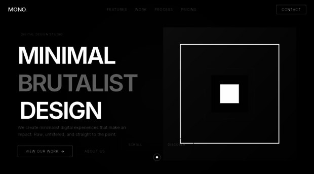 mono-template-ten.vercel.app - Mono - MINIMAL BRUTALIST DESIG... - Mono ...