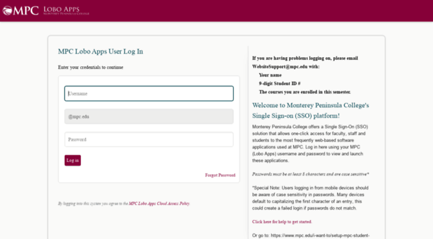 montereypeninsulacollege.freshservice.com - MPC Lobo Apps Log In ...