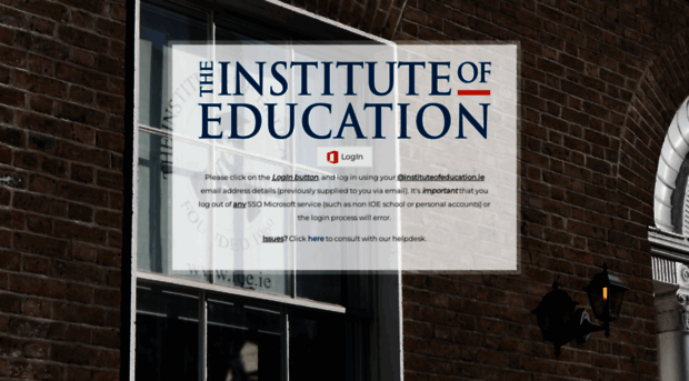 moodle.instituteofeducation.ie - Institute of Education: Log in ...