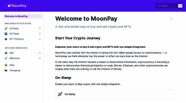 moonpay.gitbook.io - Welcome to MoonPay - MoonPay - Moon Pay Gitbook