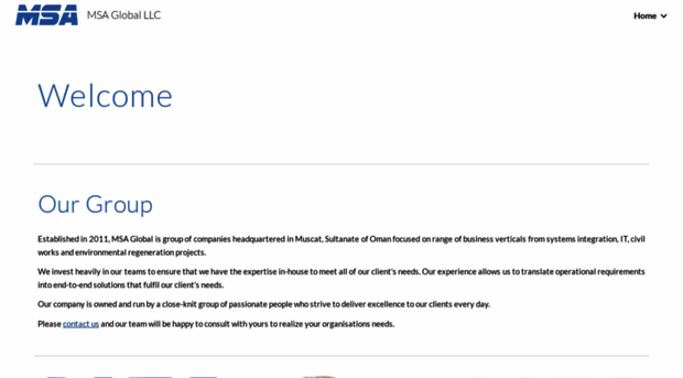 msa-global.com - Welcome — Coming Soon - Msa Global