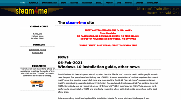 msts.steam4me.net - The steam4me site: Australian ... - Msts Steam 4 Me