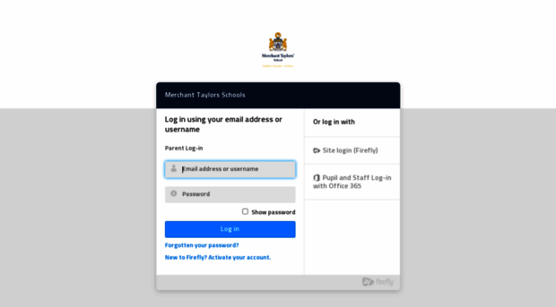 mts.fireflycloud.net - Login - Merchant Taylors Schoo... - Mts Fireflycloud