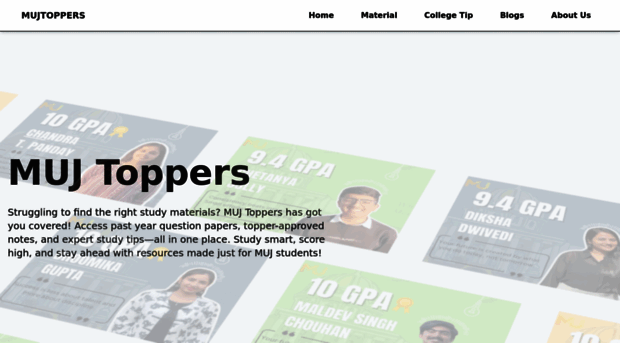 mujtoppers.in - MUJ Toppers - MUJ Toppers