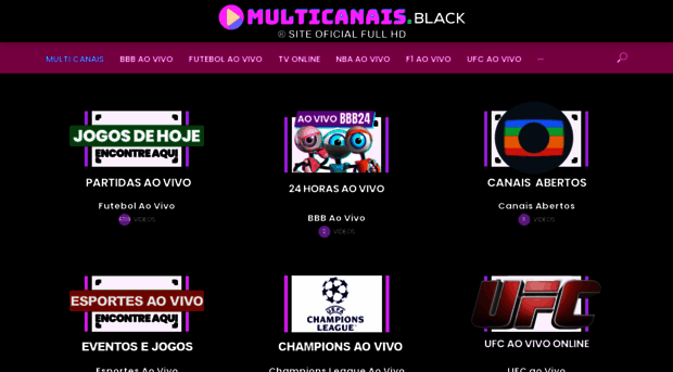 multicanais.black - MultiCanais - Tv online - Cana... - Multi Canais