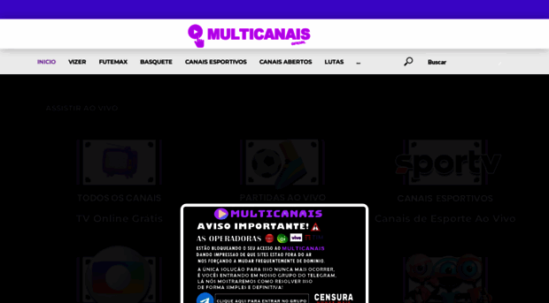 multicanais.vision - Multicanais - Assistir Futebol... - Multicanais