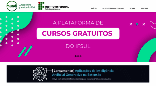 mundi.ifsul.edu.br - Mundi - Cursos online gratuito... - Mundi IFSul