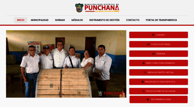 munipunchana.gob.pe - Municipalidad Distrital de Pun... - Muni Punchana