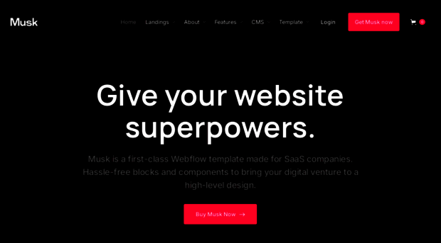 musk-template.webflow.io - Musk - Webflow Ecommerce Websi... - Musk ...