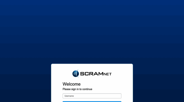my.scramnetwork.com - ScramNet Auth - My Scram Net Work