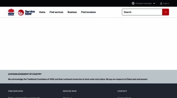 my.service.nsw.gov.au - Service NSW - Home - My Service NSW Gov