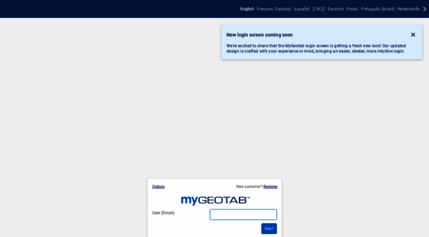 my964.geotab.com - Login - My 964 Geotab