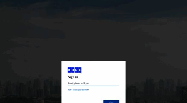 myaccess.kone.com - Sign in to your account - Myaccess Kone