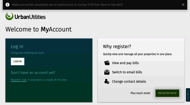 myaccount.urbanutilities.com.au - Urban Utilities - MyAccount - My ...