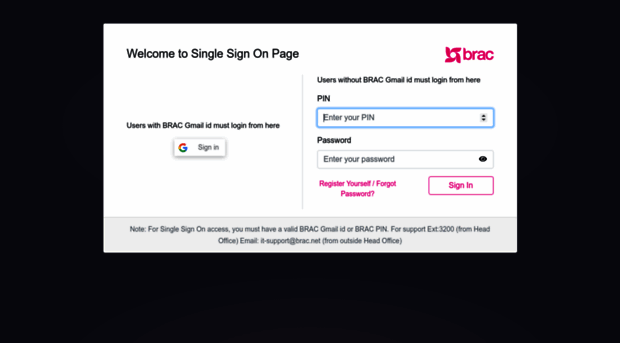 mybrac.brac.net - Welcome to myBRAC - MyBRAC Brac