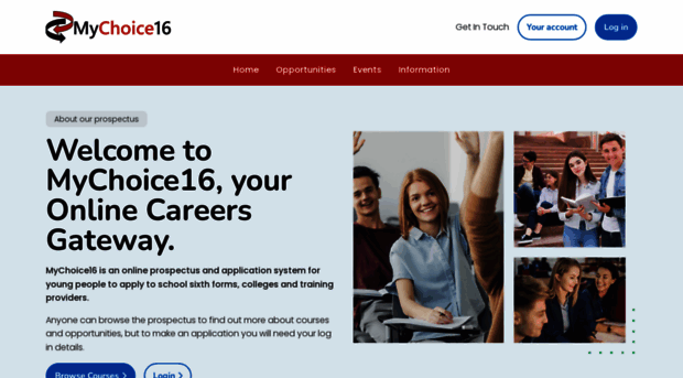 mychoice16.co.uk - MyChoice16 - Your Online Caree... - My Choice16