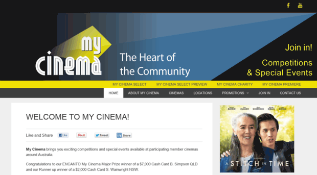 mycinema.com.au - WELCOME TO MY CINEMA! - My Cin... - My CINEMA