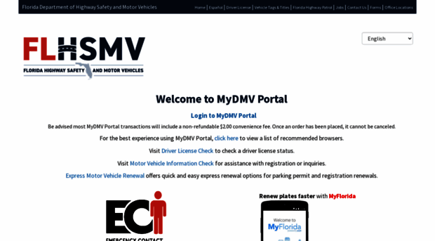 mydmvportal.flhsmv.gov - FLHSMV - MyDMV Portal - Welcom... - MyDMV ...