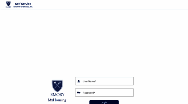 myhousing.emory.edu - Self Service - Myhousing Emory