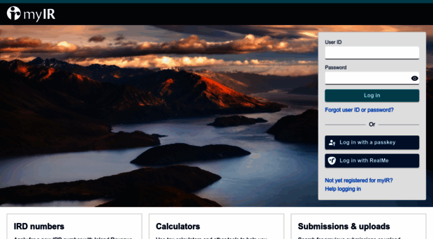myir.ird.govt.nz - myIR - MyIR Ird