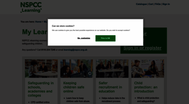 mylearning.nspcc.org.uk - My Learning - NSPCC My Learnin... - My ...