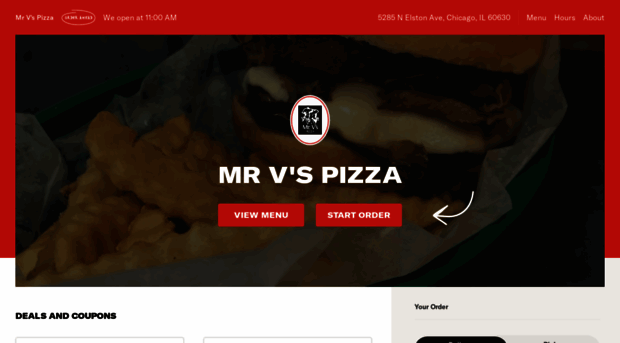 mymrvspizza.com - Mr V's Pizza - Chicago, I... - My Mr Vs Pizza