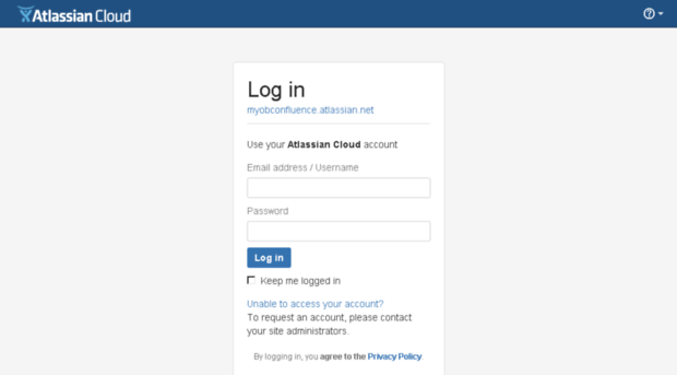 myobconfluence.atlassian.net - Log in with Atlassian account - Myobconfluence Atlassian
