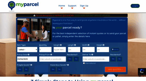 myparcel.com.au - Myparcel Australia - Low Cost ... - Myparcel