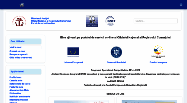 myportal.onrc.ro - Portal ONRC - My Portal ONRC