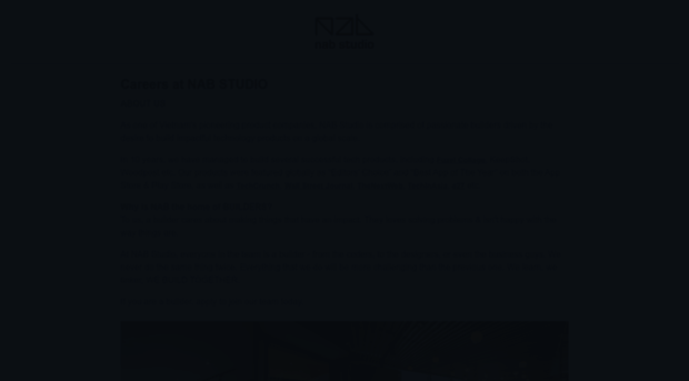 nabstudio.workable.com - NAB STUDIO - Current Openings - NAB STUDIO Workable