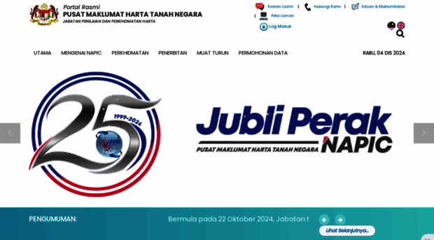 napic.jpph.gov.my - Selamat Datang ke Portal Pusat... - NAPIC Jpph Gov