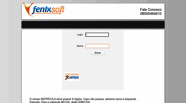 nconsig.fenixsoft.com.br - Login NConsig - NConsig Fenixsoft