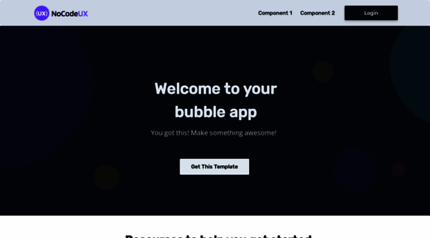 ncuxstarter.bubbleapps.io - Bubble Starter Template - No C... - Nc Ux Starter Bubble Apps