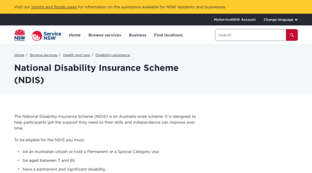ndis.nsw.gov.au - National Disability Insurance ... - NDIS NSW Gov