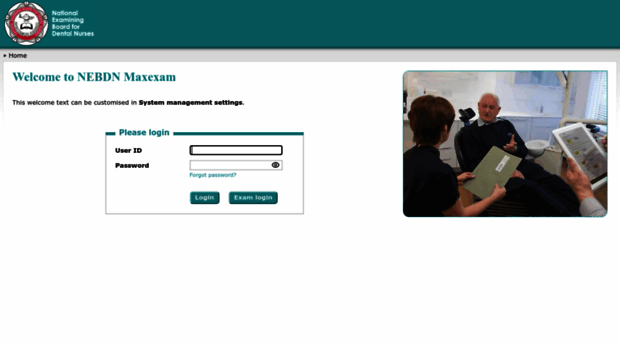 nebdn.maxexam.co.uk - NEBDN Maxexam - National Exami... - NEBDN Maxexam