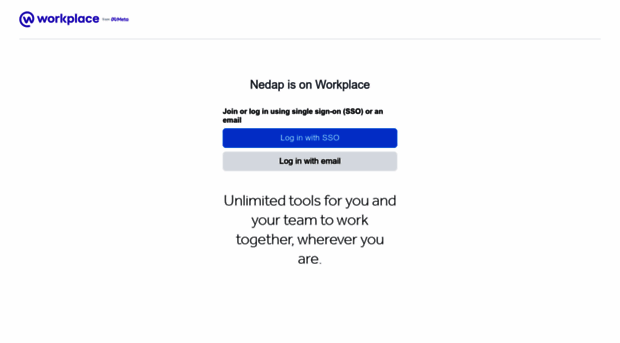 nedap.workplace.com - Log into Workplace - Nedap Workplace