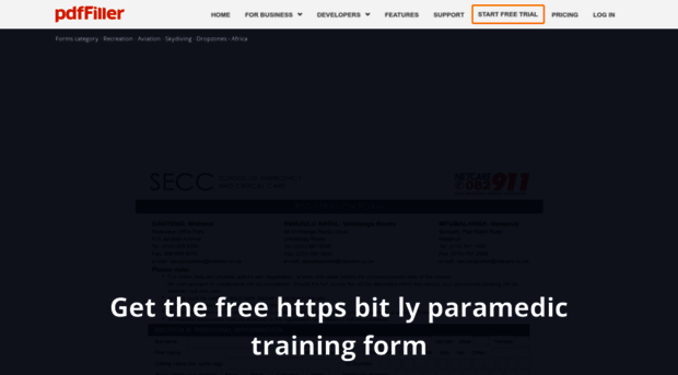netcare-paramedic-application.pdffiller.com - Unusual traffic detected ...