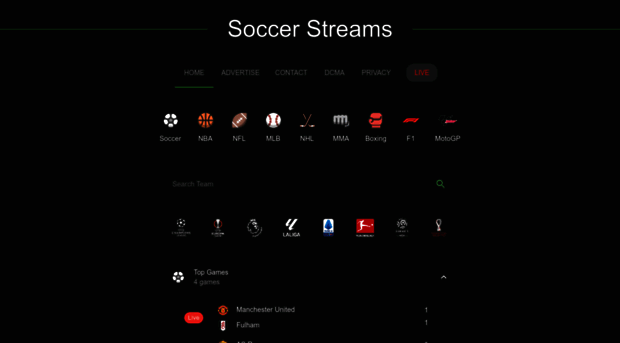 new.soccerstreams100.io - Soccer Streams - dedicated to ... - New Soccer Streams 100