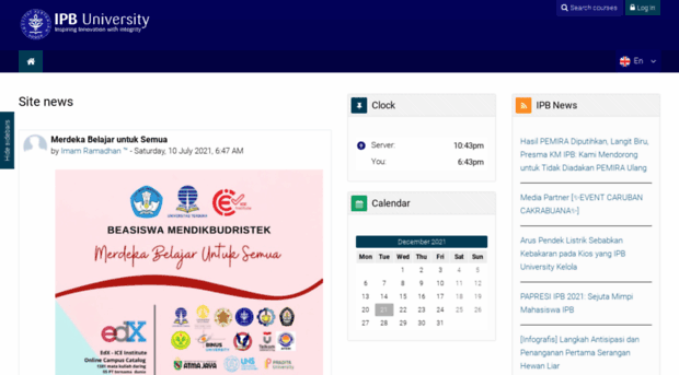 newlms.ipb.ac.id - IPB Learning Management System - Newlms IPB