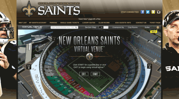 neworleanssaints.io-media.com - New Orleans Saints Virtual Ven... - New ...