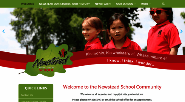 newstead.school.nz - Welcome | Newstead School - Newstead