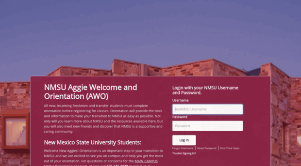 newstudentregistration-d.nmsu.edu - NMSU Aggie Welcome and Orienta ...