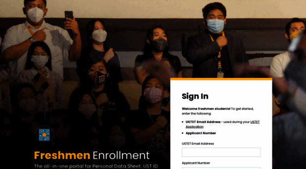 newstudents.ust.edu.ph - Login - Freshmen Enrollment - Newstudents Ust Edu