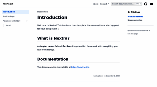 nextra-docs-template.vercel.app - Introduction – Nextra - Nextra Docstemplate Vercel