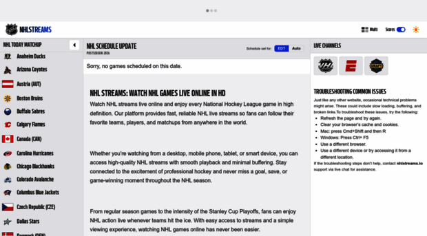 nhlstreams.io - Watch NHL Streams Live | Free ... - NHLStreams