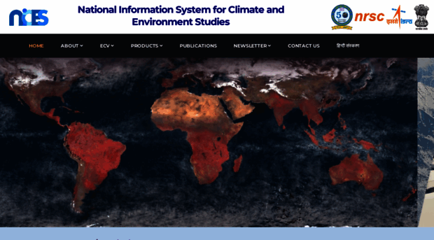 nices.nrsc.gov.in - NICES - Earth & Climate Data P... - NICES Nrsc