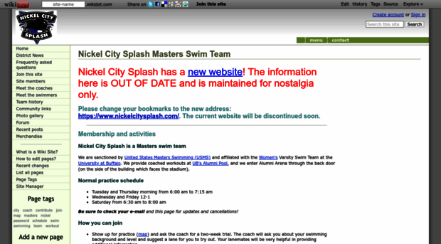 nickelcity.wikidot.com - Nickel City Splash Masters Swi... - Nickel ...