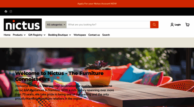 nictusonline.com.na - Nictus Online Store — Nictus N... - Nictus Online Com